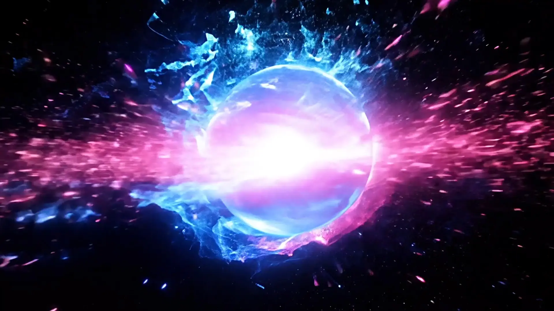 Cosmic Energy Burst Overlay For Logo Animation | Videos